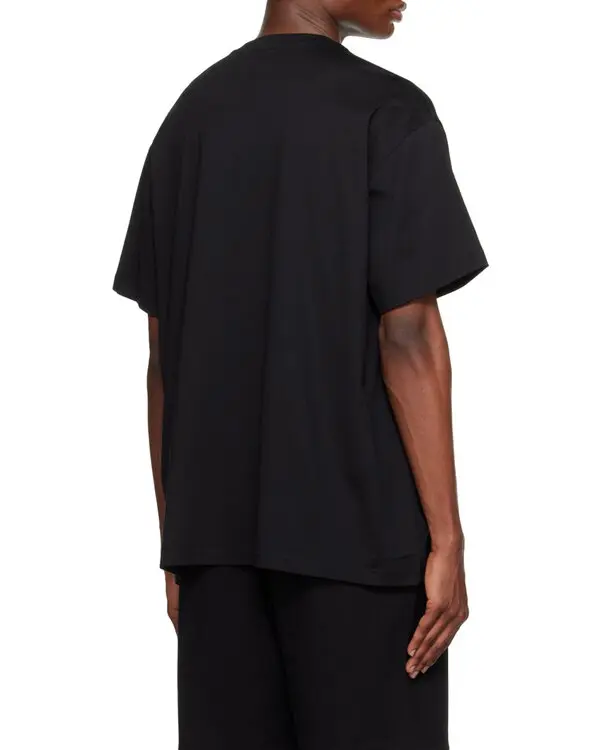Burberry Ekd Printed Crewneck T-shirt - Black