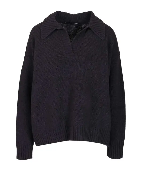 Max Mara V-neck Jumper With Polo Collar