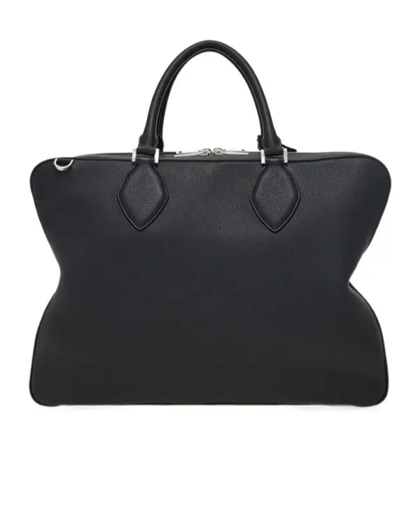 FERRAGAMO Leather Tote Bag - Black