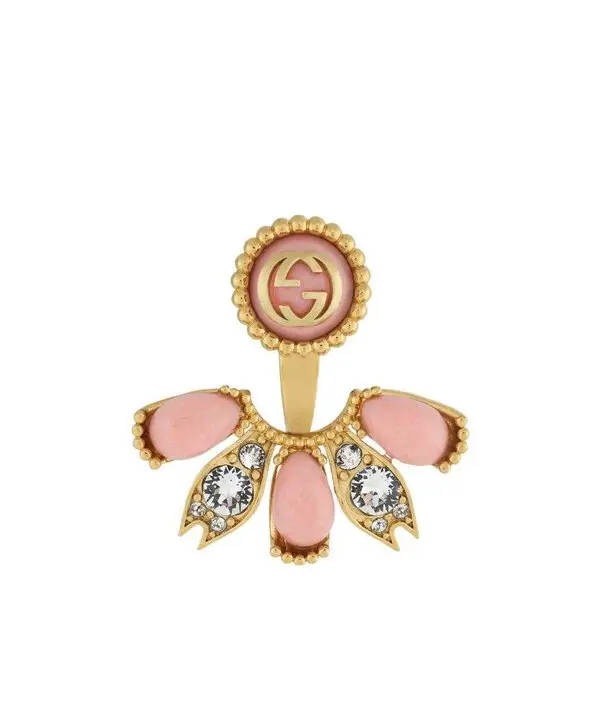Gucci Interlocking G Single Earring - Yellow