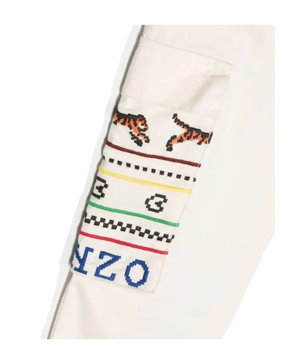 Kenzo Embroidered Casual Pants