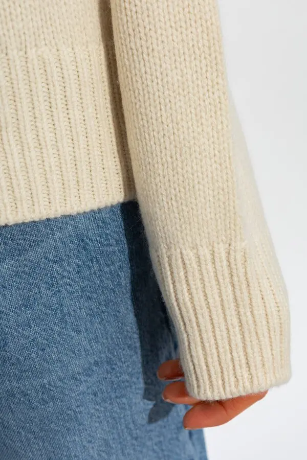 TOTEME Dropped Shoulder V-neck Jumper
