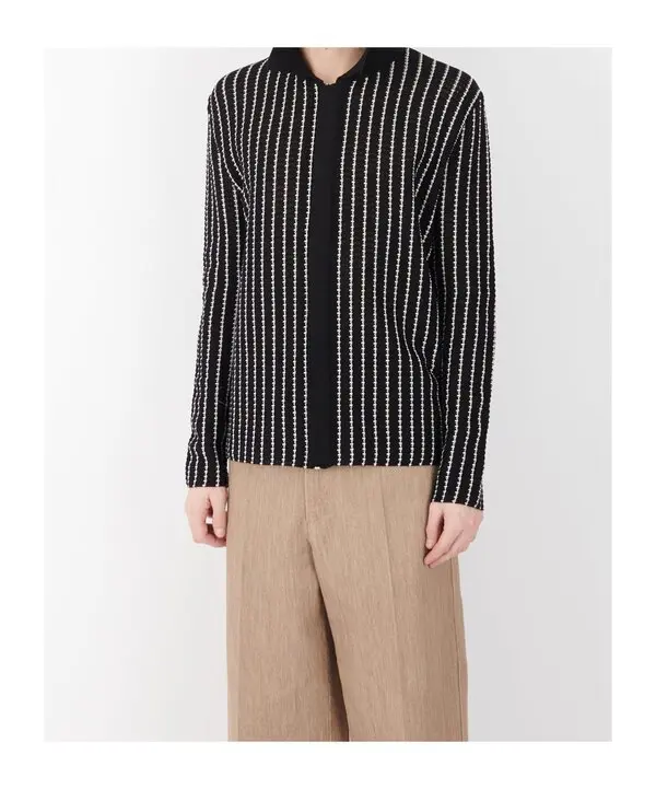 JIL SANDER Crochet Knitted Cardigan