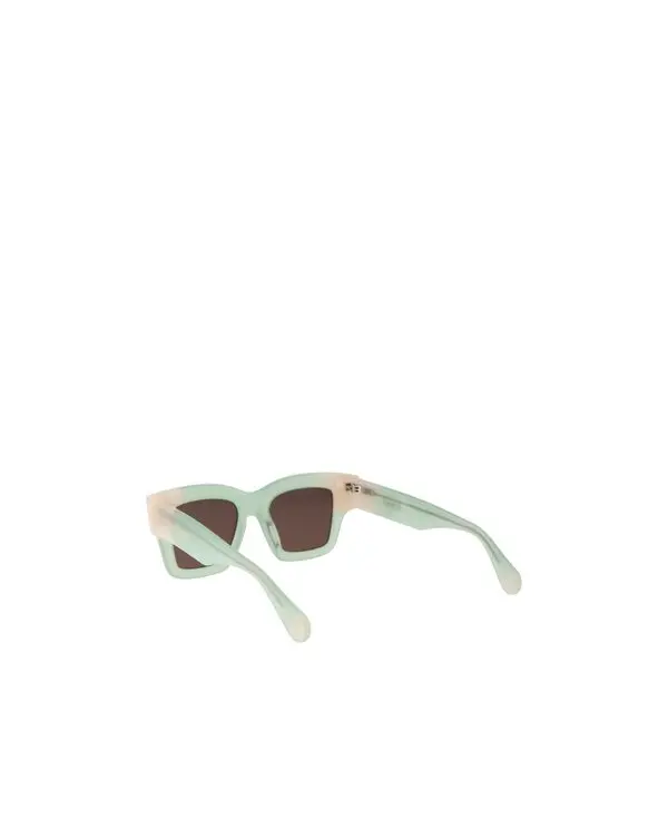 Jacquemus Logo Rectangular Frame Sunglasses - Green