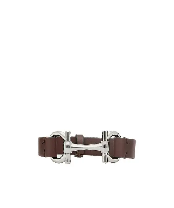 FERRAGAMO Logo Buckle Bracelet - Yellow