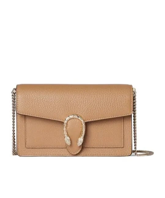Gucci Dionysus Chain Crossbody Bag - Beige