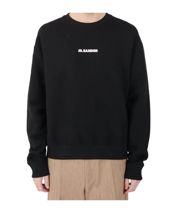 JIL SANDER Crewneck Sweatshirt - Black