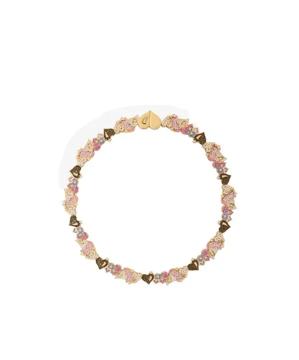 Burberry Souvenir Pavé Necklace - Gold/multicolor