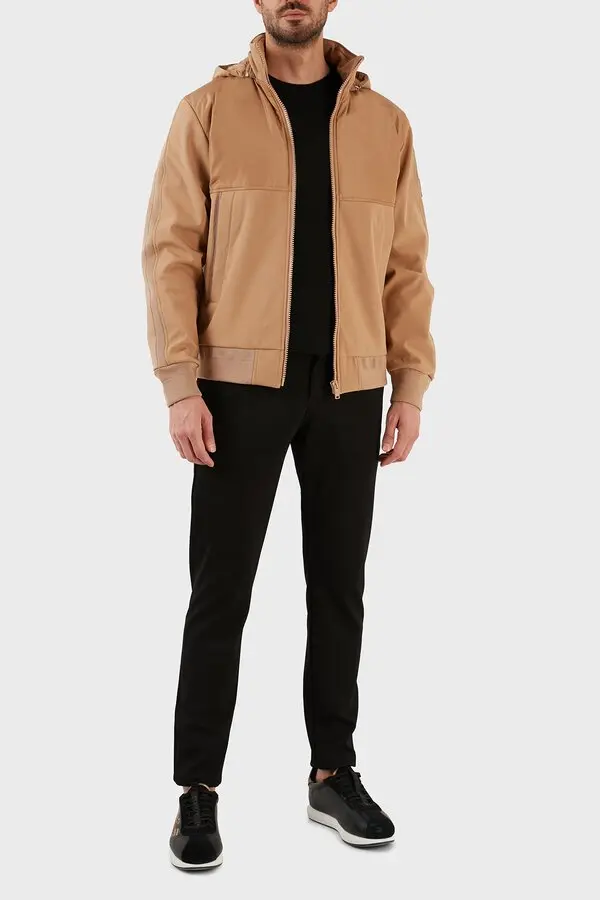 Hugo Boss Hooded Long-sleeved Casual Jacket