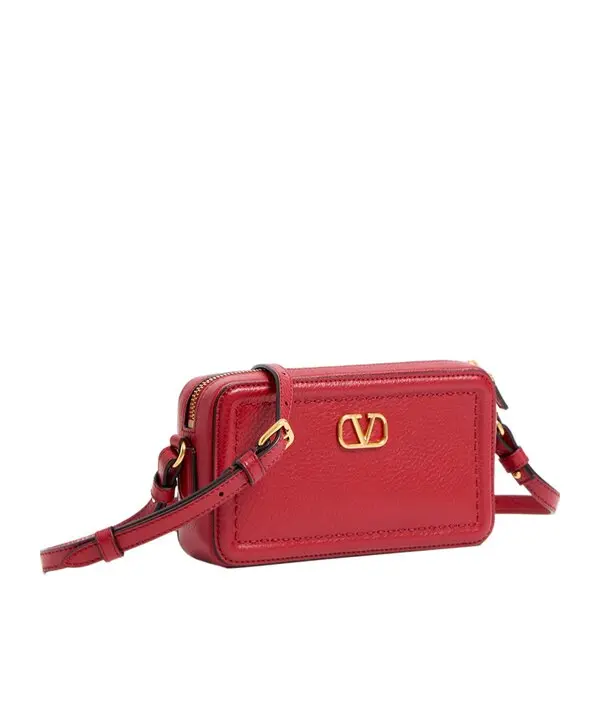 Valentino Garavani Alltime Zip-up Mini Shoulder Bag - Red