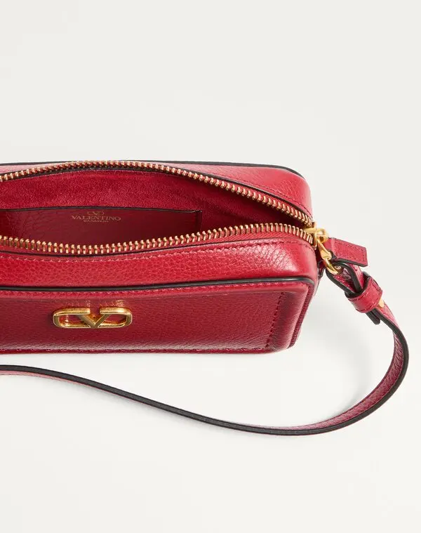 Valentino Garavani Alltime Zip-up Mini Shoulder Bag - Red