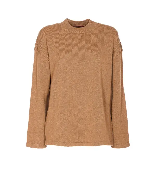 Max Mara Pisano Long-sleeved Jumper - Nude