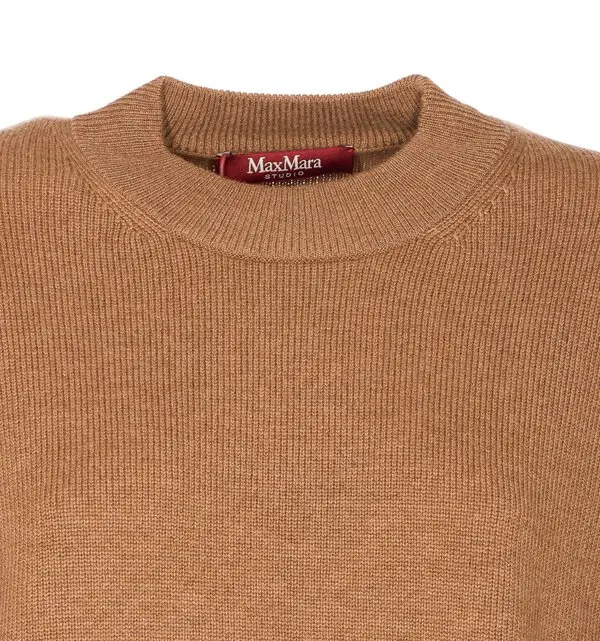 Max Mara Pisano Long-sleeved Jumper - Nude
