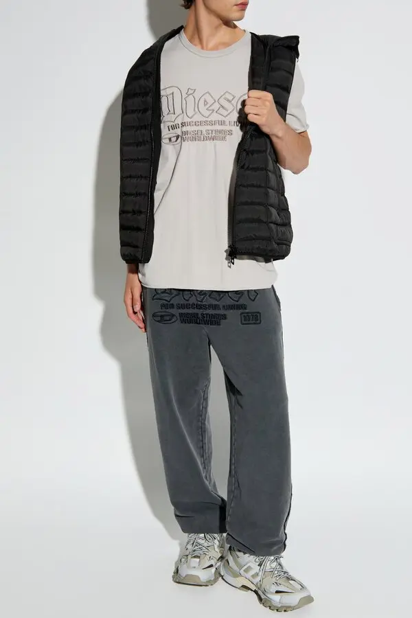 DIESEL® Quilted Hooded Vest