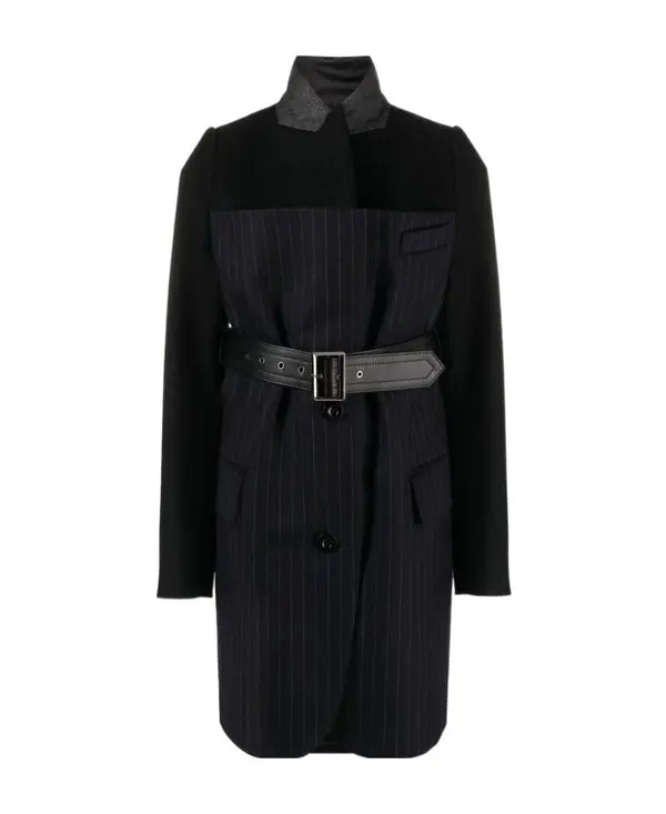 Sacai Belted Panelled Jacket