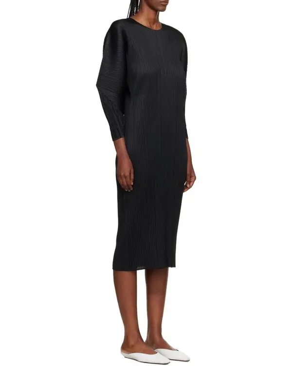 PLEATS PLEASE BY ISSEY MIYAKE Midi Dress With Long Sleeves