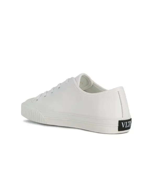 Valentino Garavani Logo Printed Lace-up Sneakers