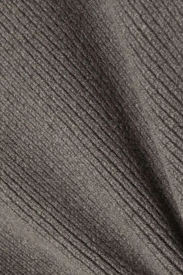 Rick Owens One-shoulder Ribbed-knit Jumper