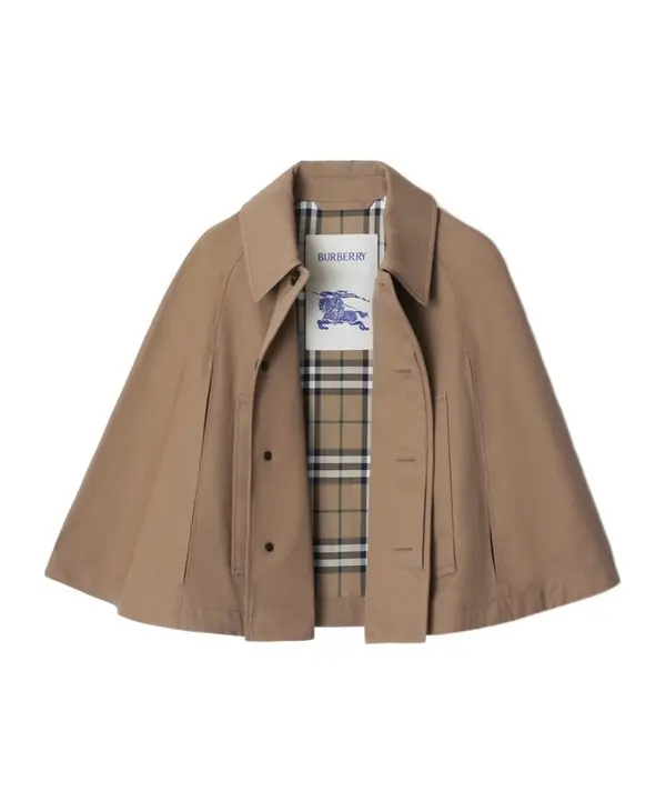 Burberry Twill-weave Cape