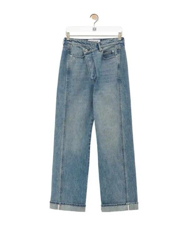 Loewe Deconstructed Logo-patch Jeans
