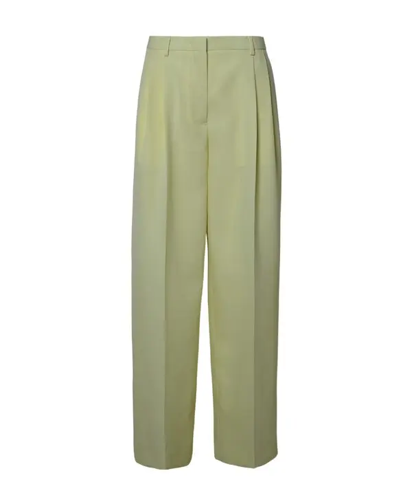 JIL SANDER High-waisted Belted Trousers - Nude