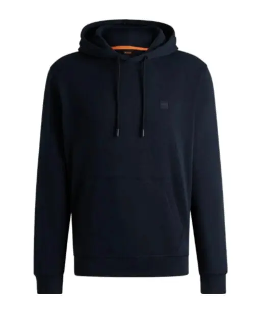 Hugo Boss Boss Logo Patch Drawstring Hoodie