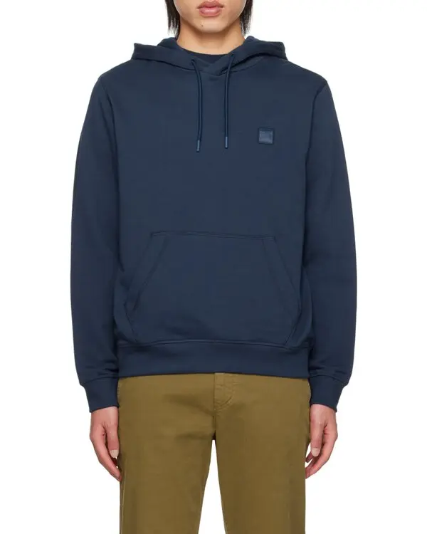 Hugo Boss Boss Logo Patch Drawstring Hoodie