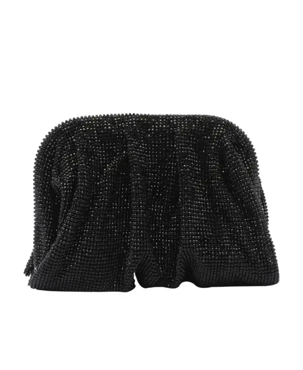 Benedetta Bruzziches Venus La Petite Embellished Clutch Bag - Black