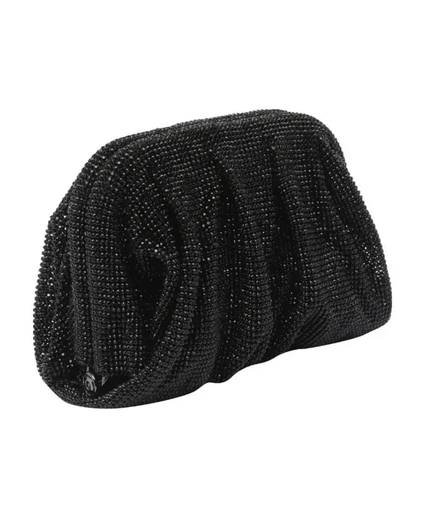 Benedetta Bruzziches Venus La Petite Embellished Clutch Bag - Black