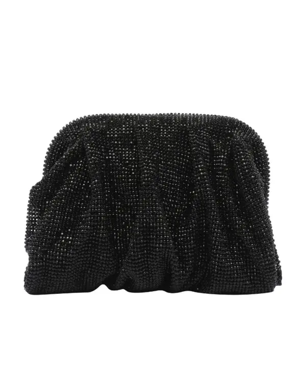 Benedetta Bruzziches Venus La Petite Embellished Clutch Bag - Black