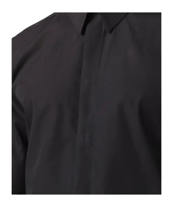 Givenchy 4g Embroidered Long-sleeved Shirt - Black