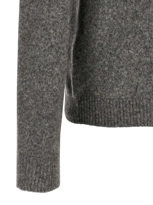 ROBERTO COLLINA Knitted Hoodie - Black