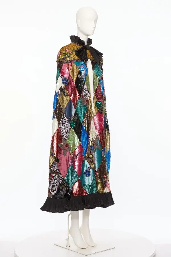 Valentino Garavani Embellished Sequin Cape
