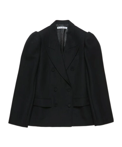 Acne Studios Double Breasted Tailored Blazer - Black