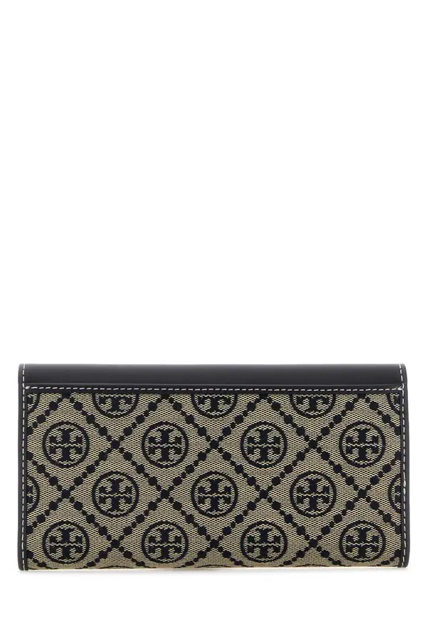 Tory Burch T Monogram Envelope Wallet - Black