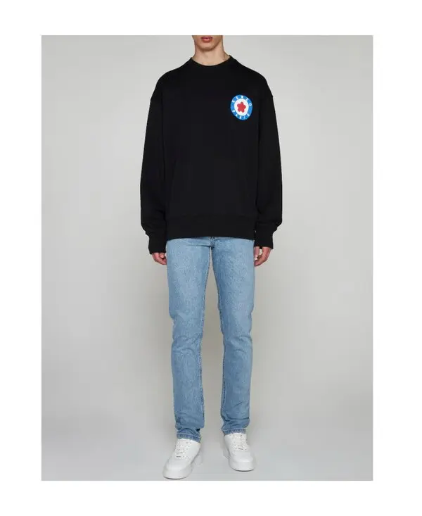 Kenzo Logo Print Crewneck Sweatshirt