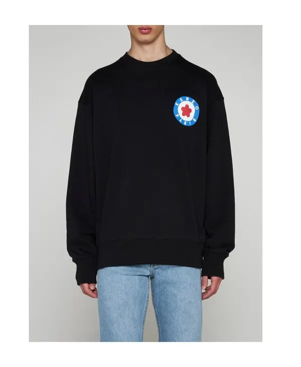 Kenzo Logo Print Crewneck Sweatshirt