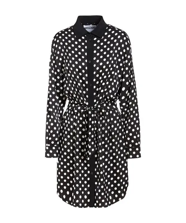 Moschino Polka Dot Shirt Dress
