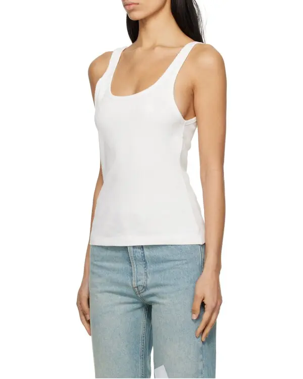 MAISON MARGIELA Ribbed Open-back Tank Top