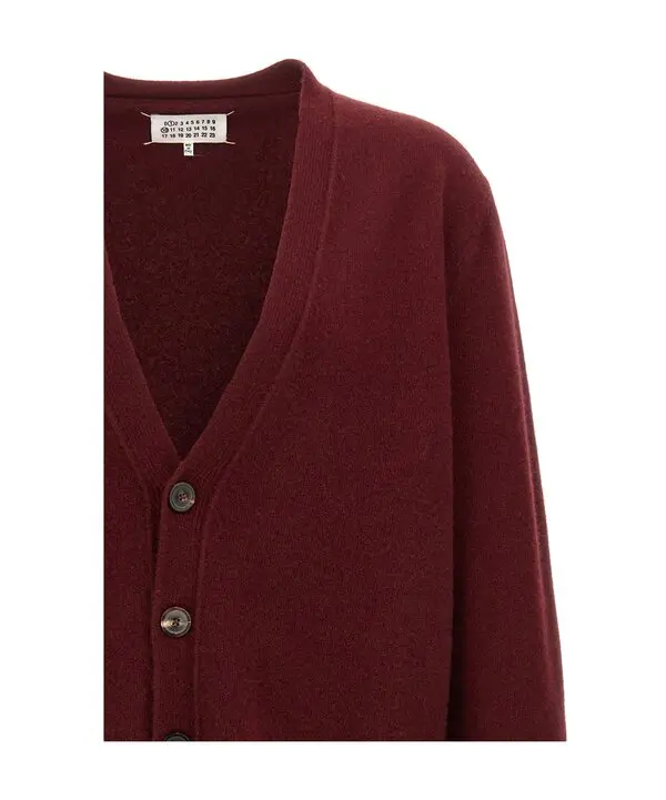 MAISON MARGIELA V-neck Button-up Cardigan - Brown