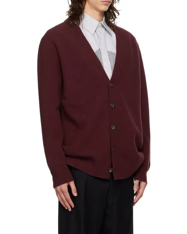 MAISON MARGIELA V-neck Button-up Cardigan - Brown