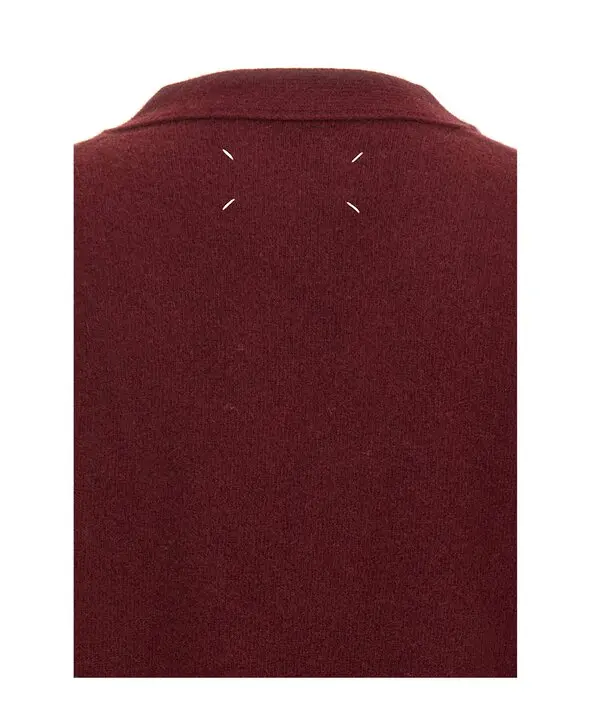 MAISON MARGIELA V-neck Button-up Cardigan - Brown
