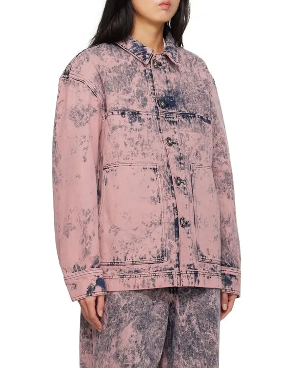 ETUDES Distressed Denim Jacket