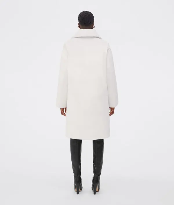 Bottega Veneta Long Down Jacket With Belt
