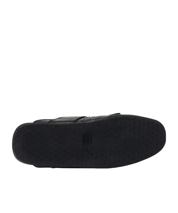 SCAROSSO Gaia Studded Mule Flat - Black