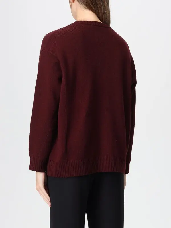 Max Mara Crewneck Knitted Jumper With "1951" Applique