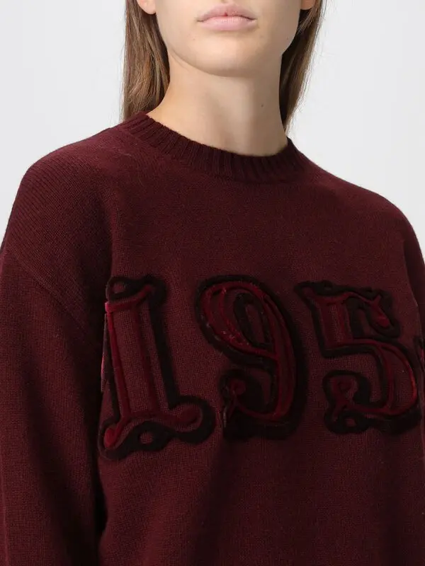 Max Mara Crewneck Knitted Jumper With "1951" Applique