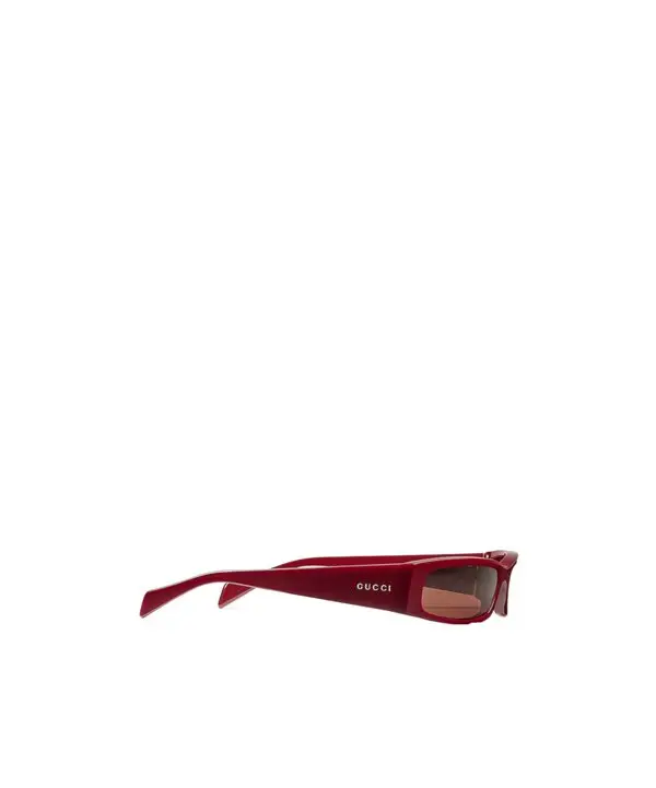 Gucci Rectangular Frame Sunglasses - Brown