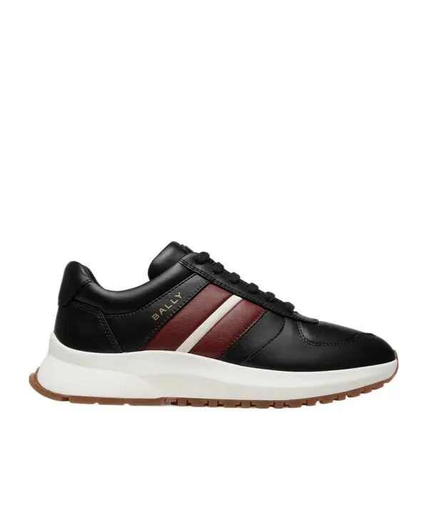 Bally Striped Lace-up Sneakers - Black