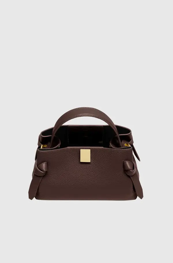 Yuzefi Gyoza Mini Handbag - Espresso